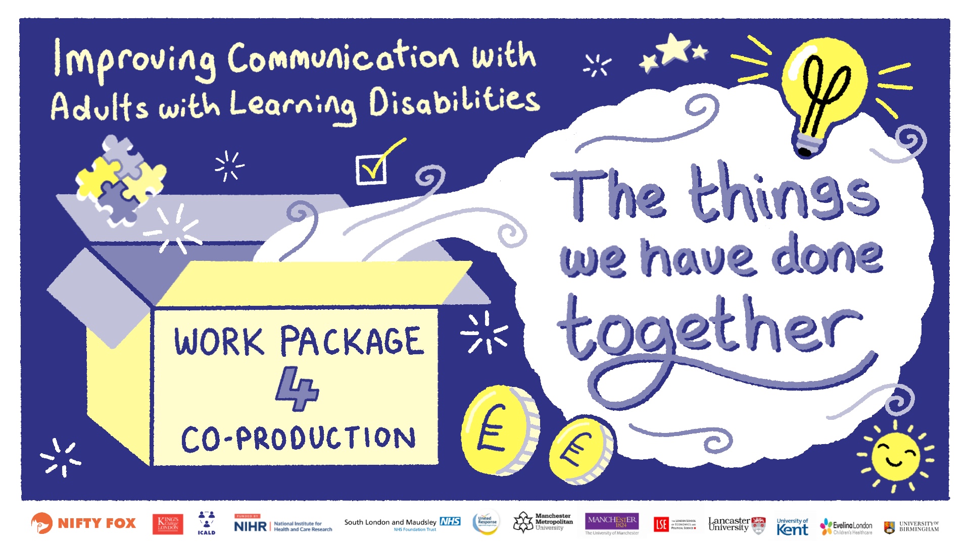 KCL 0505 Work Package 4: The Things We Have Done Together